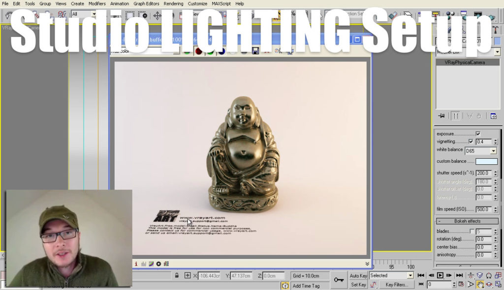 Studio Lighting Setup - VRaySchool