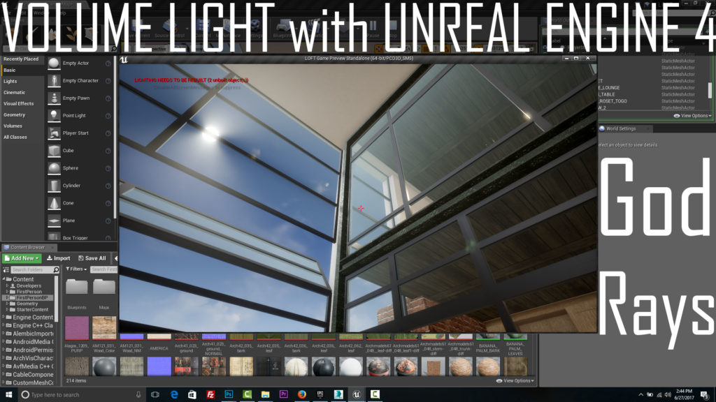 Volume Light - GOD RAYS thumb - VRaySchool