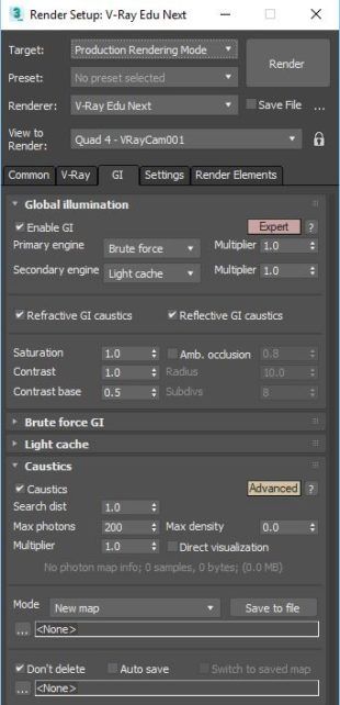 vray caustics - VRaySchool